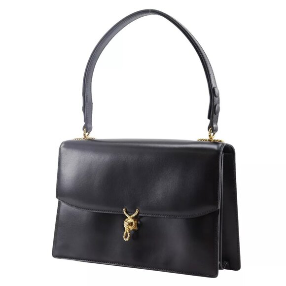 MORABITO | Bags | Morabito One Belt Shoulder Bag Black Calfskin Women ...